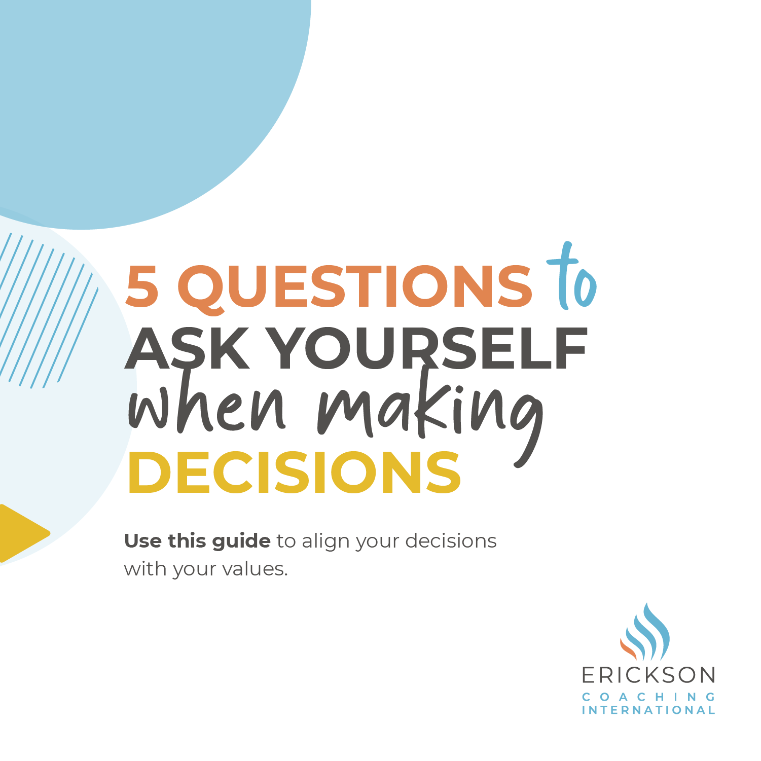 5 Questions to ask yourself when making decisions